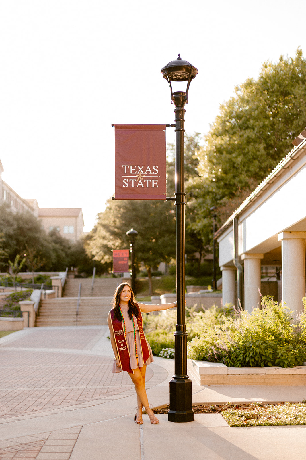 Warm and Vibrant Grad Session | Texas State University ...